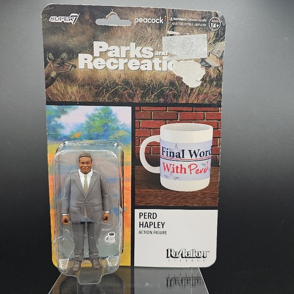 Toys | Parks Recreation Perd Hapley Action Figure Super7 Reaction ...